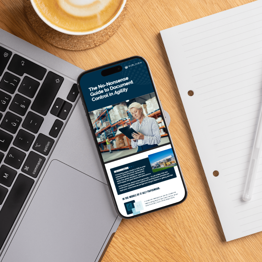 Download The No-Nonsense Guide to Document Control in Agility eBook - WorldView
